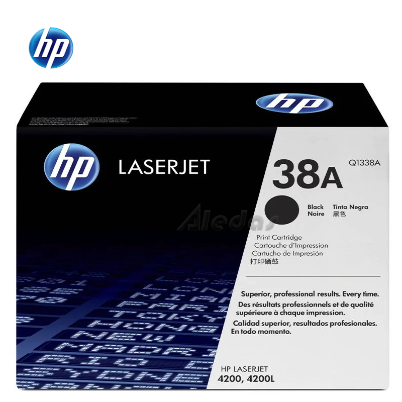 Tóner HP 38A (Q1338A) L.J. 4200 NEGRO 12.000 Pag. - ALEDAS